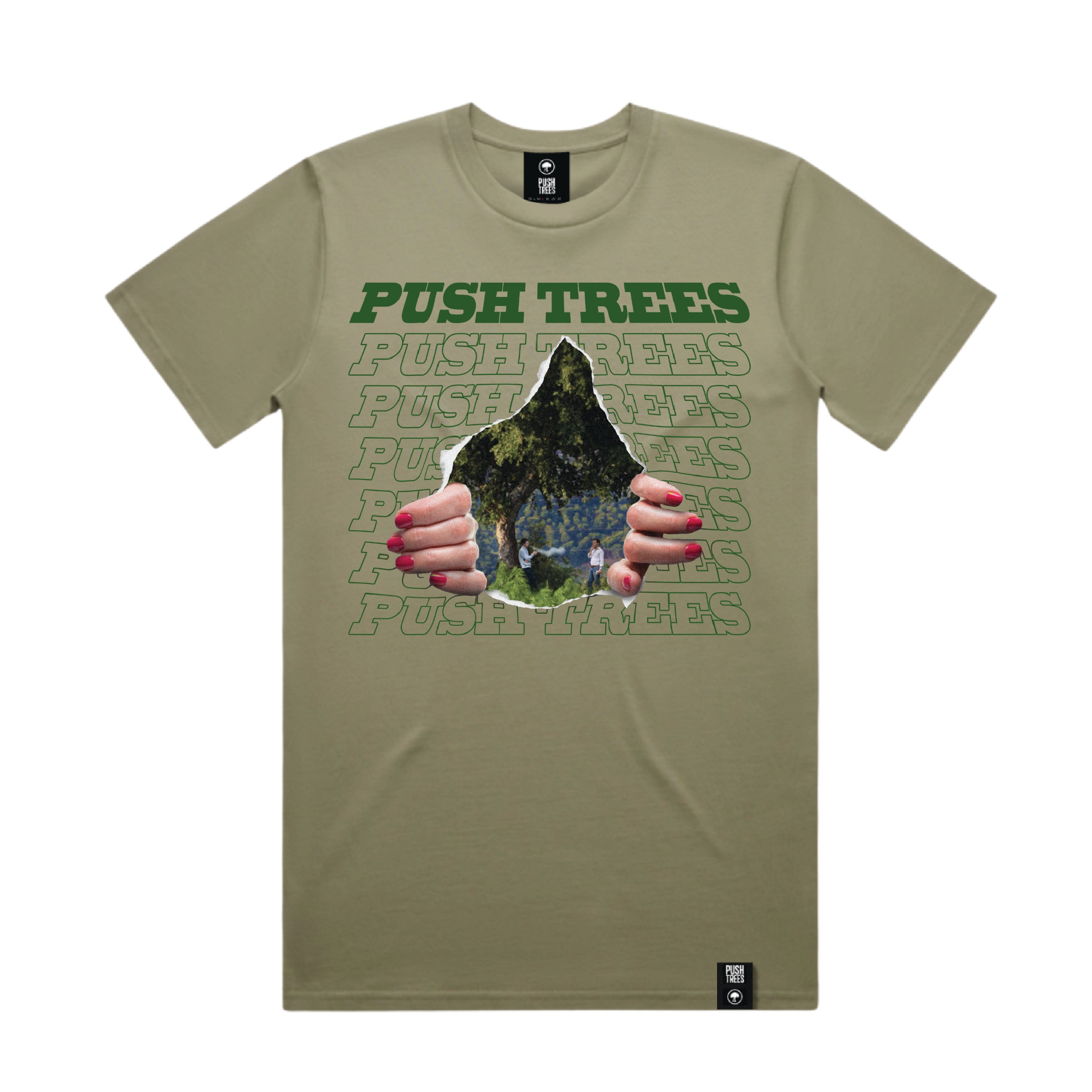 The Ripping Through Tee (Kiwi) – Push Trees Inc