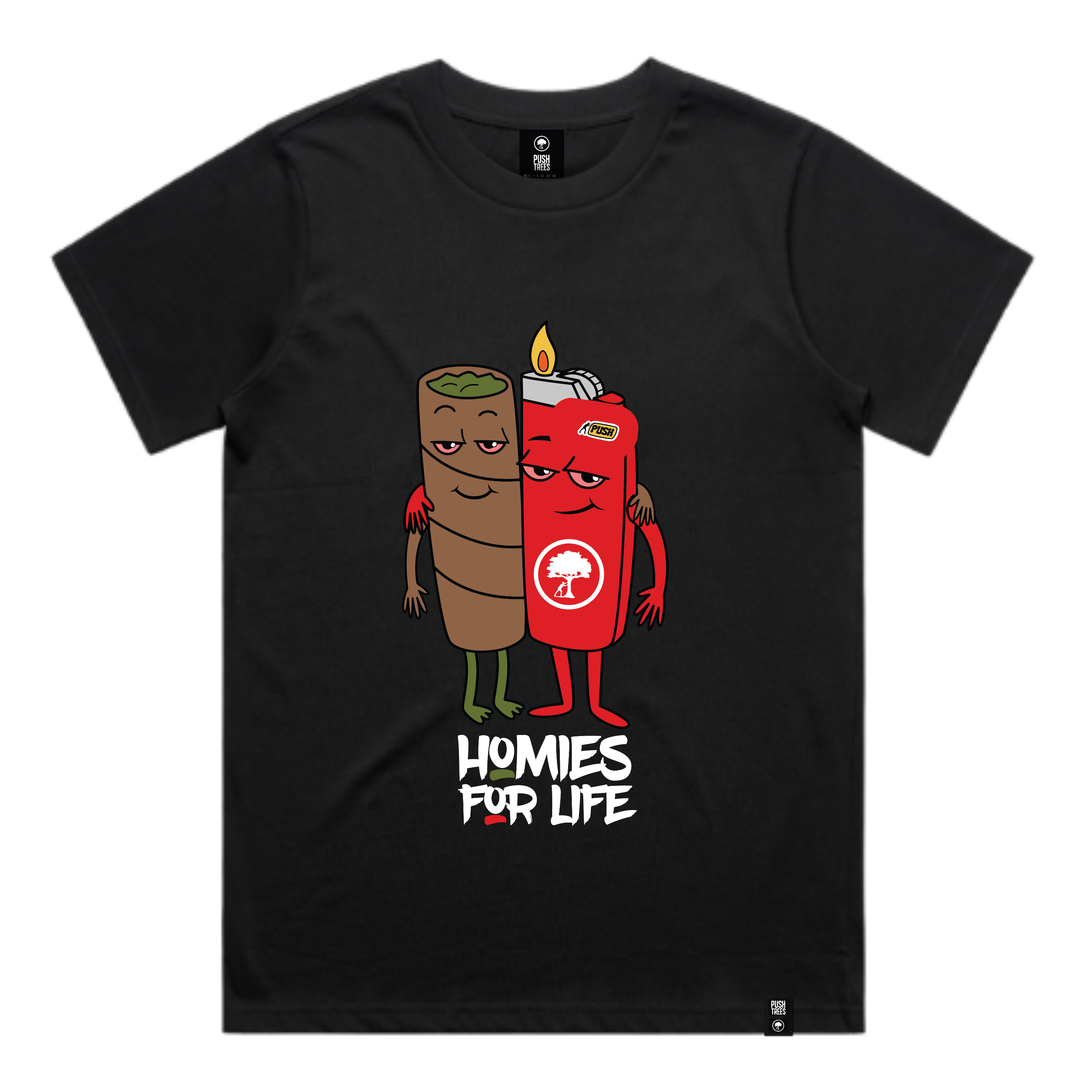 Homies 4 Life Tee – Push Trees Inc